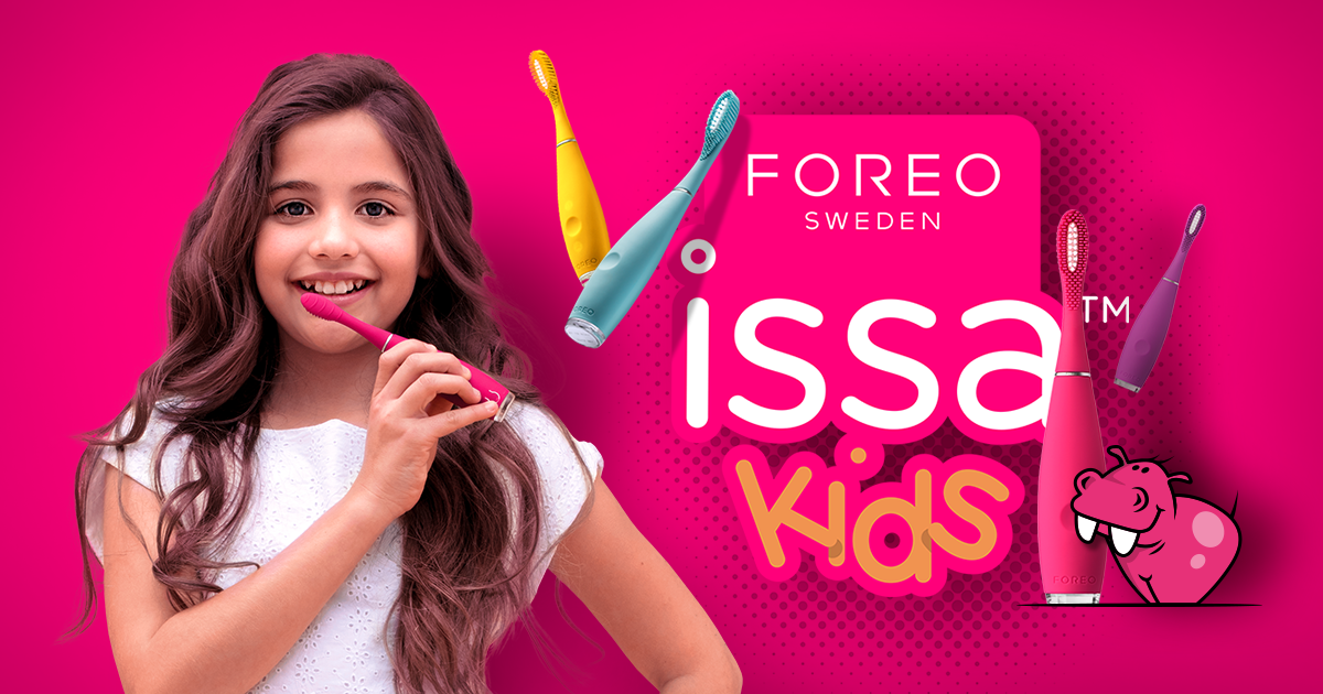 FOREO ISSA kids I Long-Lasting Charge Toothbrush