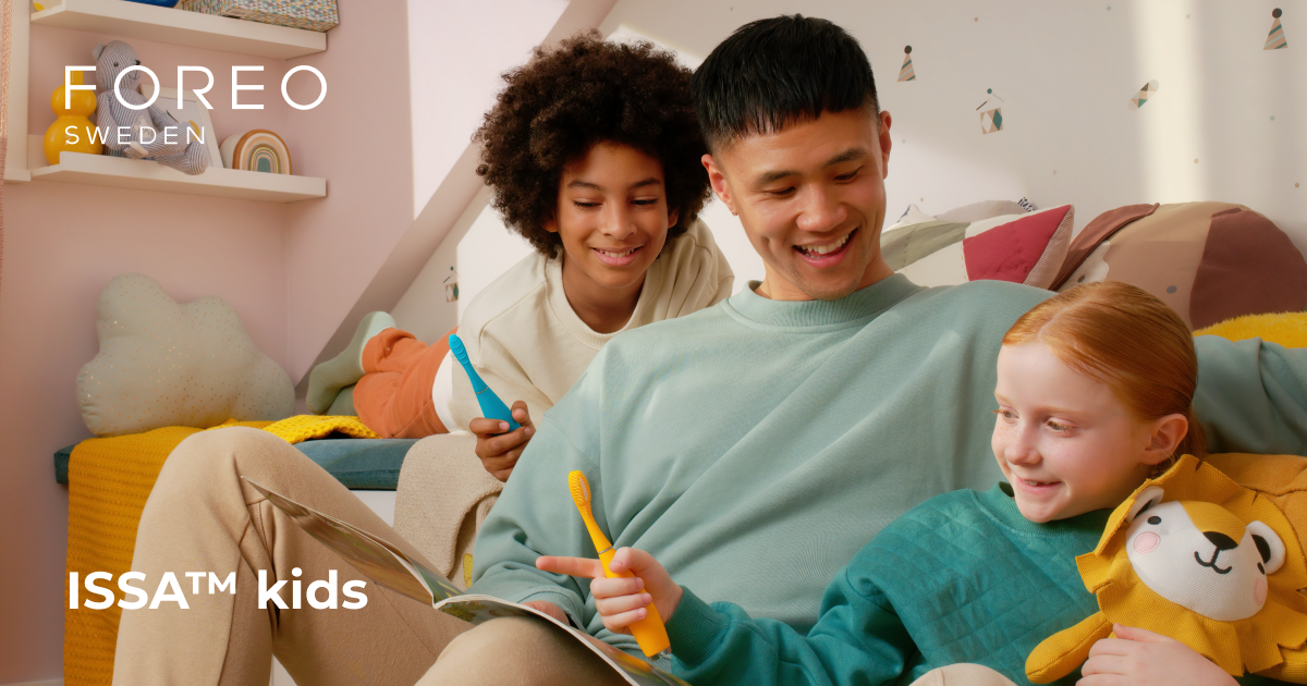 FOREO ISSA™ kids | Silicone Sonic Electric Toothbrush | For Kids 5-12