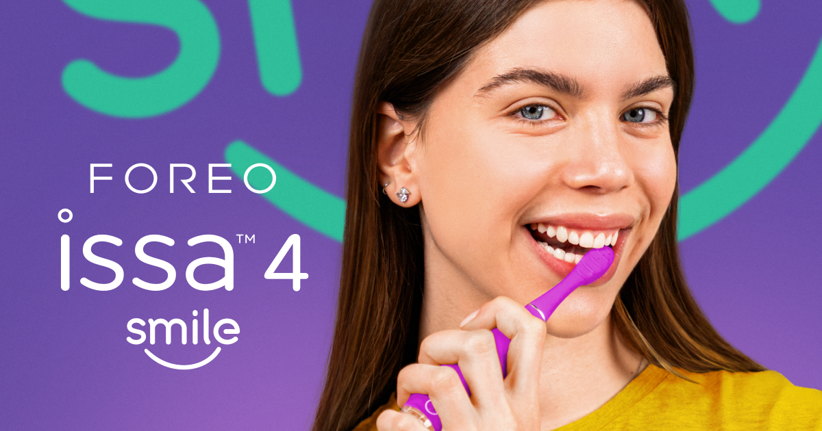 FOREO issa™ 4 smile - Hybrid Silicone Sonic Toothbrush